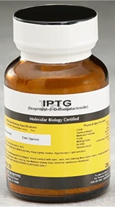 Isopropiltiogalactosido: IPTG, 5g IBI Scientific | www.pro-lab.com.mx